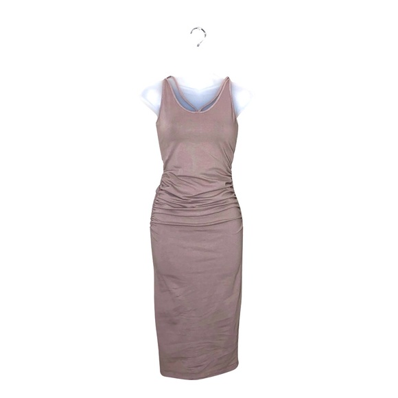 Michael Stars | Dresses | Michael Stars Taupe Bodycon Reversible Dress ...